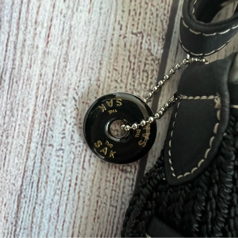 The Sak | Bags | The Sak Black Mini Knit Hobo Bag Purse | Poshmark